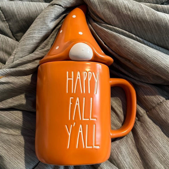 Rae Dunn | Dining | Rae Dunn Fall Gnome Mug With Lid Happy Fall Yall ...